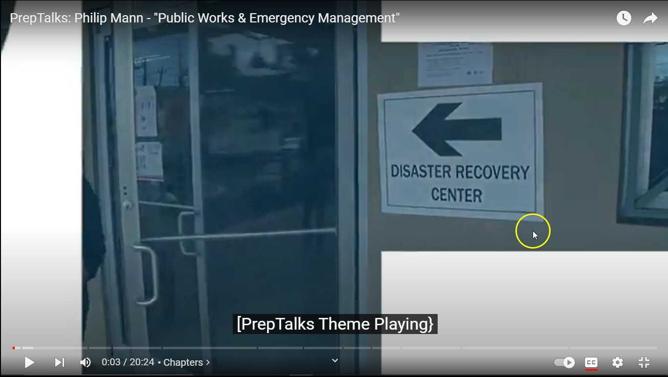 Emergency Preparedness in Public Works