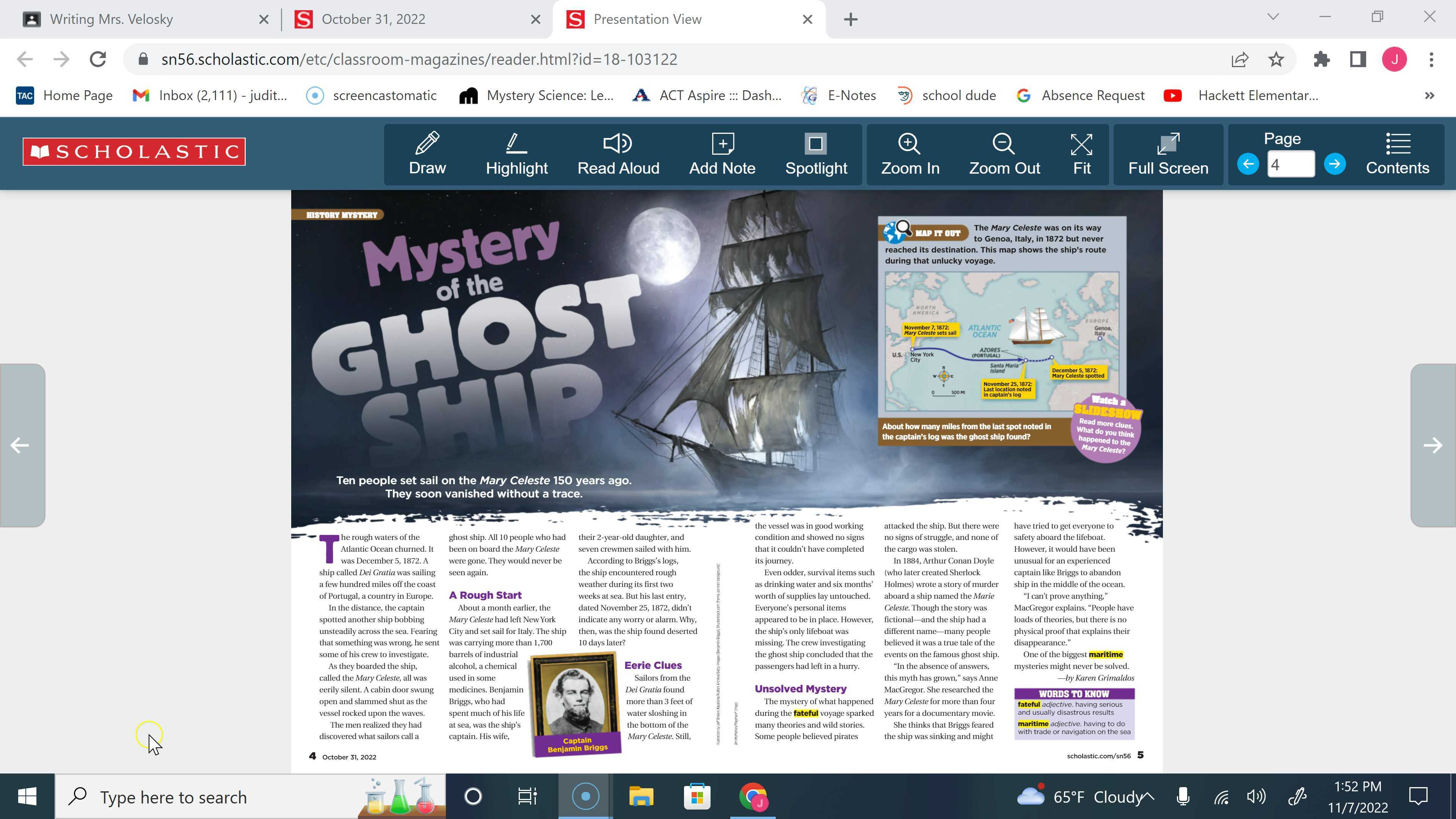 Scholastic News 11/7/22