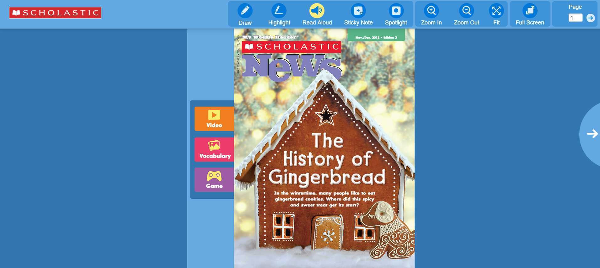 Scholastic - History of Gingerbread