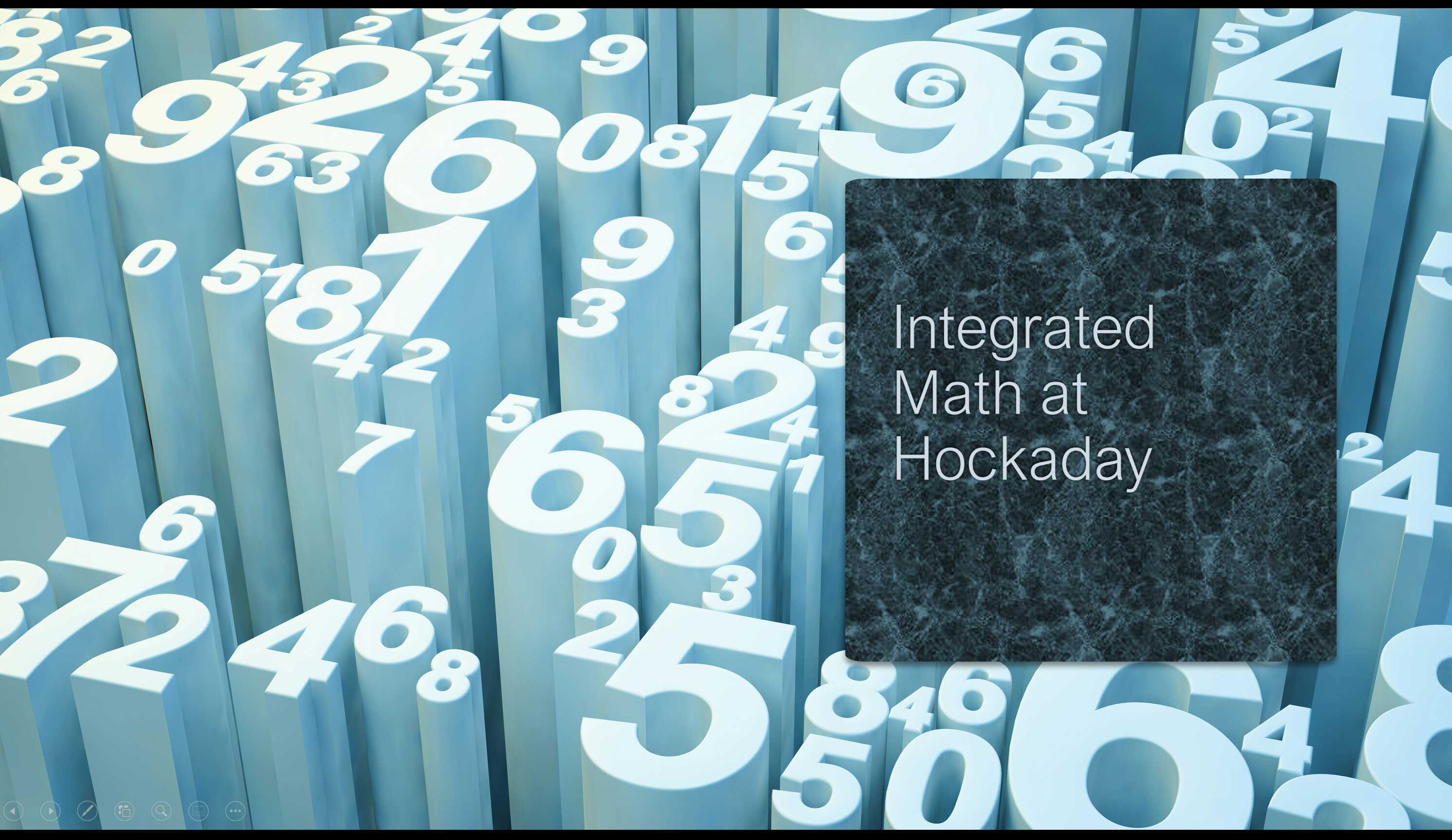 Integrated Math Program Integrated Math Program