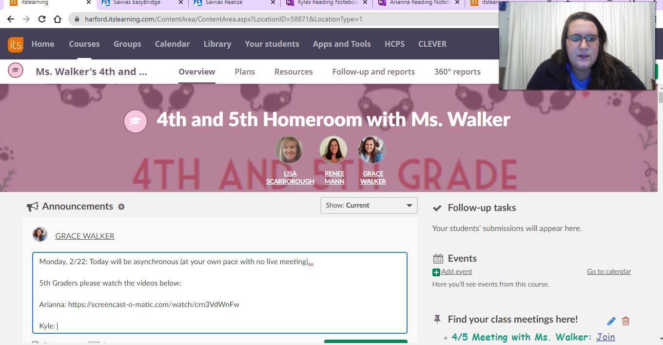 Monday 2/22 for Kyle