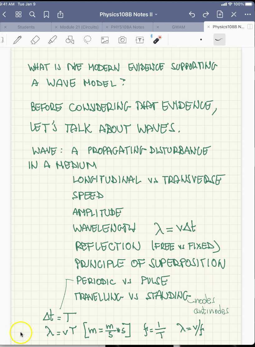 24.03 Diffraction and Interference Part 3 (Wave Phenomena Reviewed)