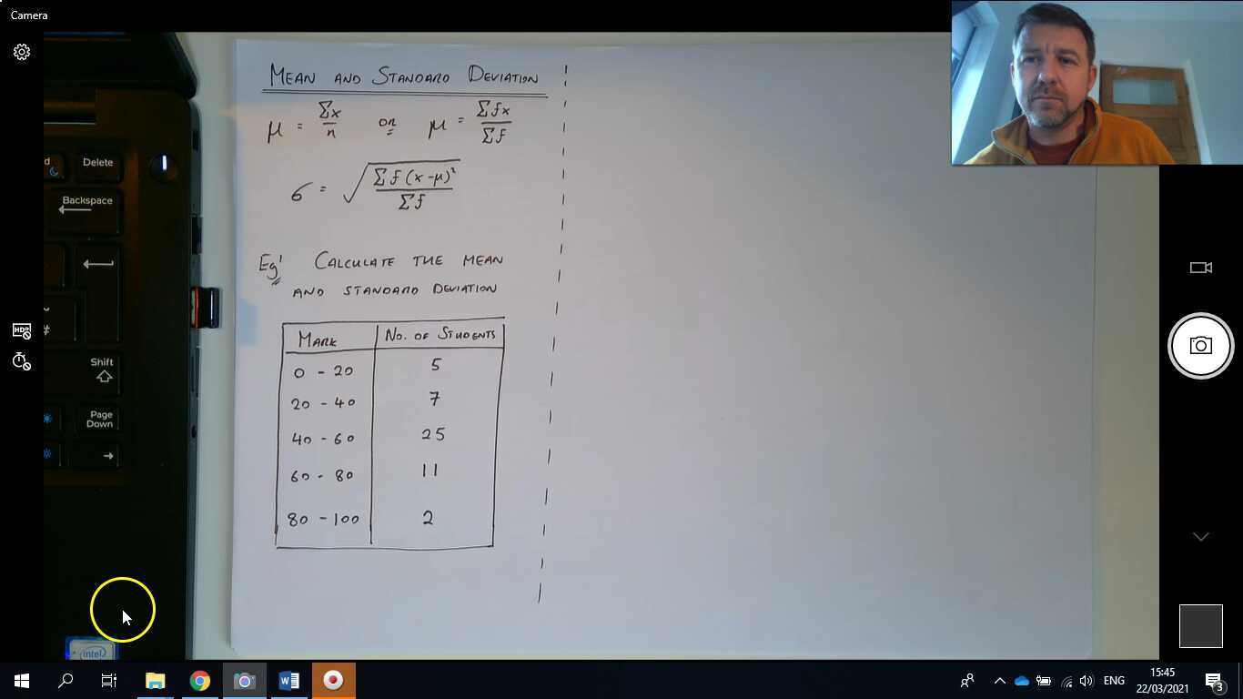 Week 5.1 Mean & St. Dev Part 1