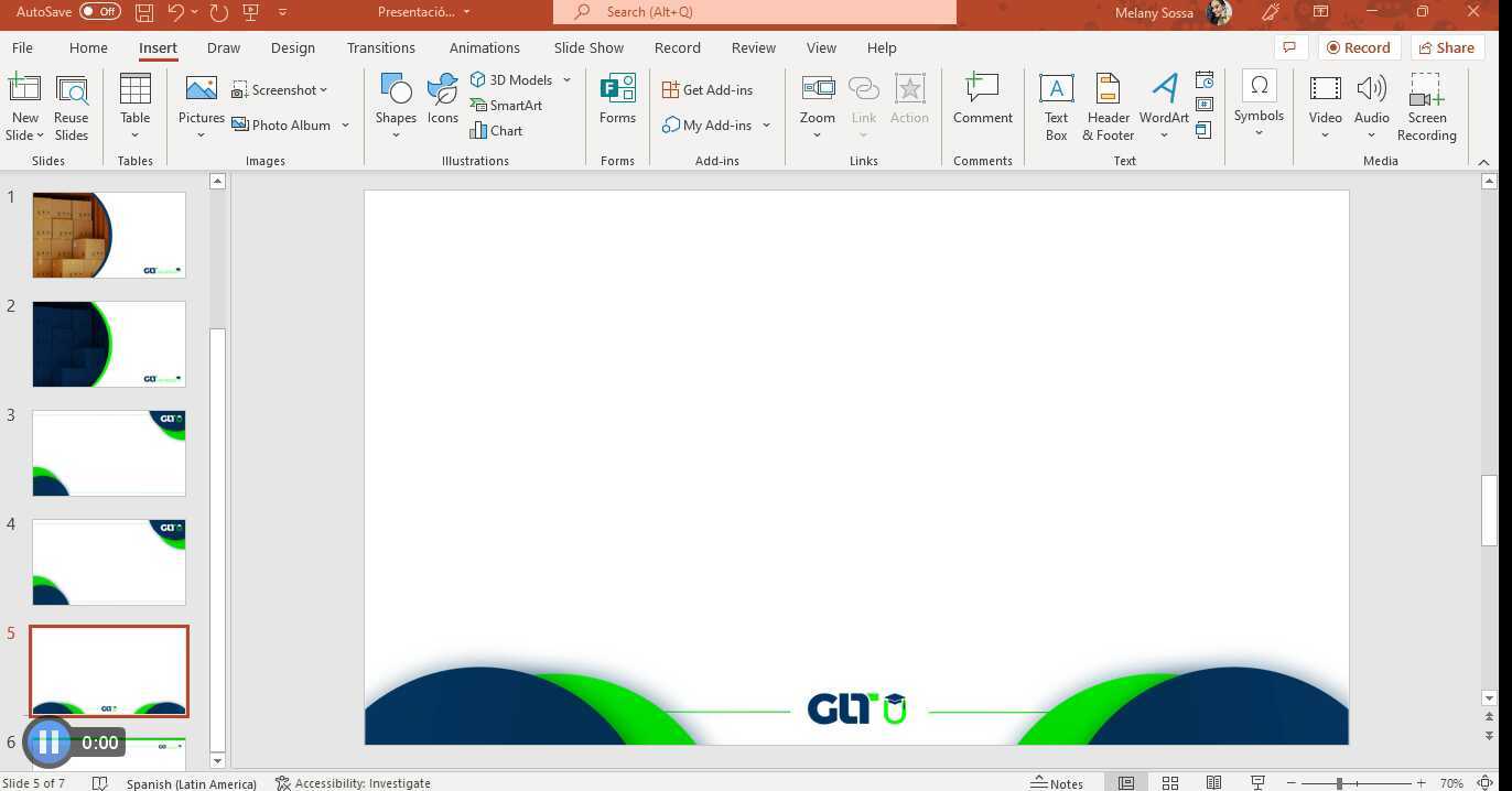 Power Point - Insertar tablas