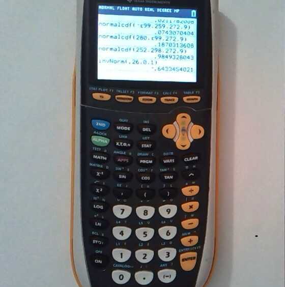 binomial/normal calculator