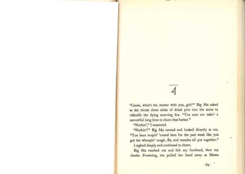 Roll of Thunder, Hear My Cry Chapter 4 Part 1