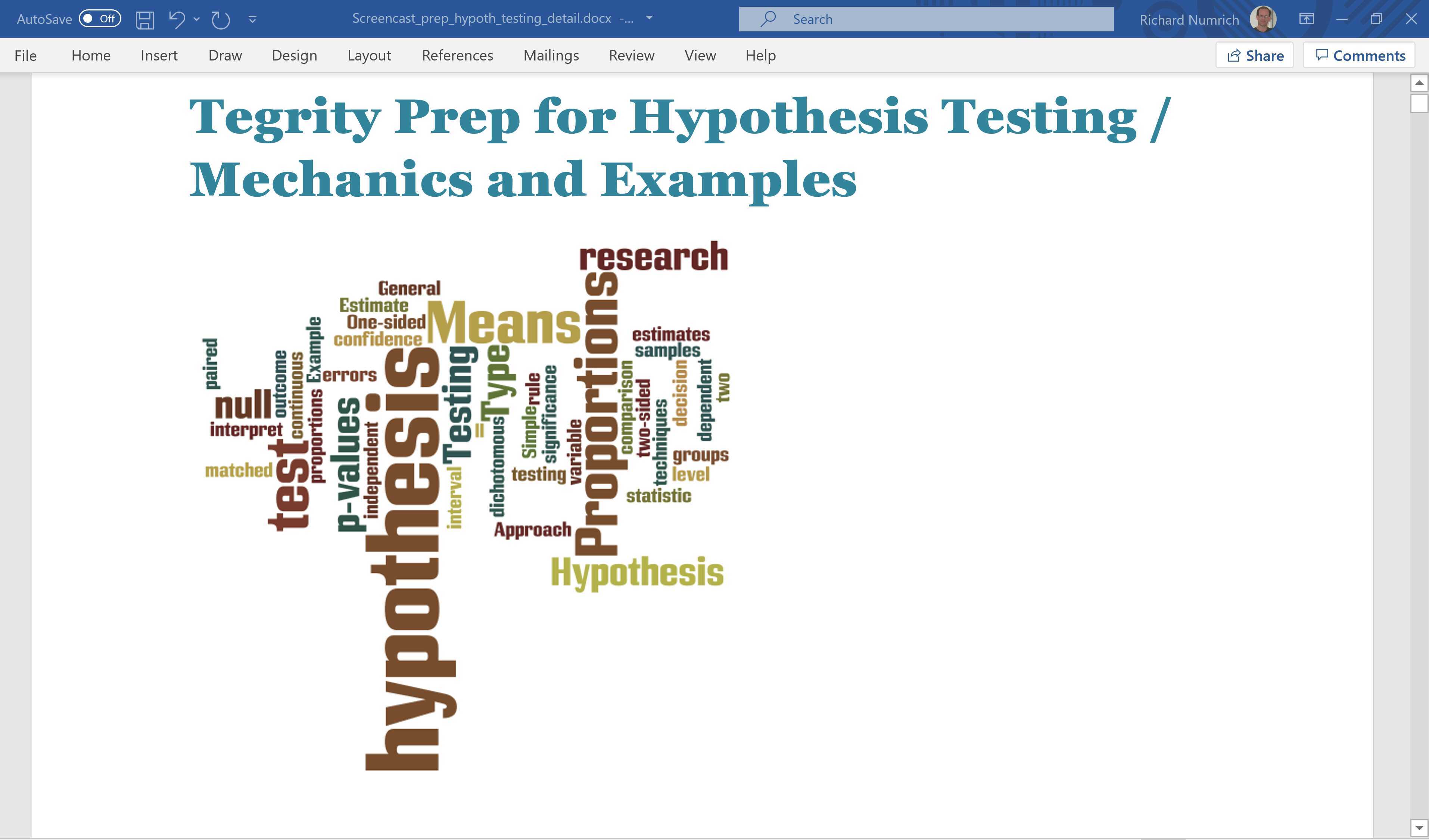 Hypothesis Testing Full Steps