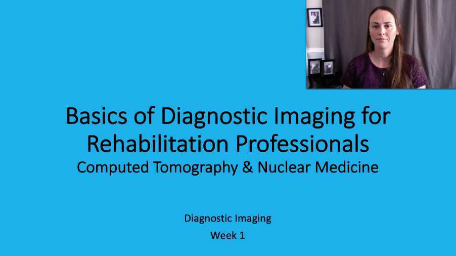 Week 1 - CT & Nuc Med