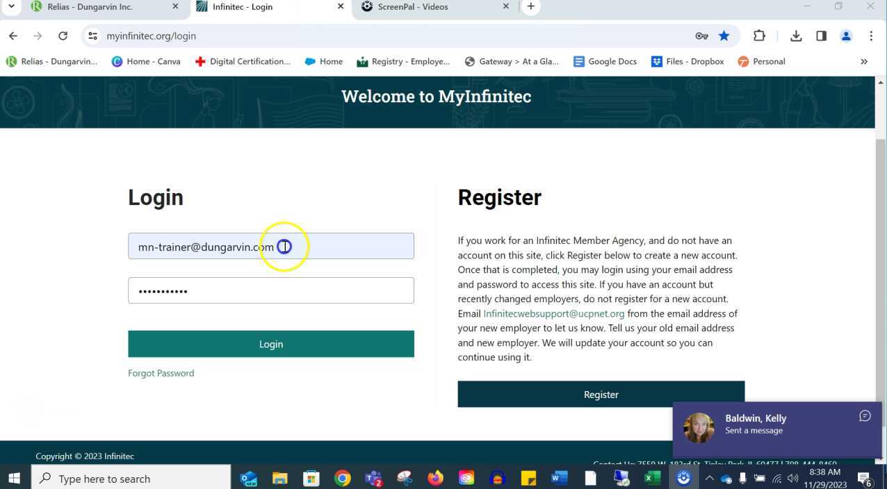 Infinitec How To 11.29.2023
