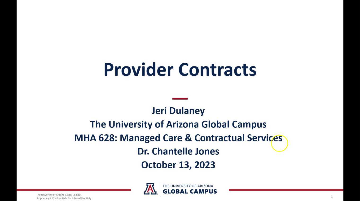 MHA 628 - Week 2 Assignment