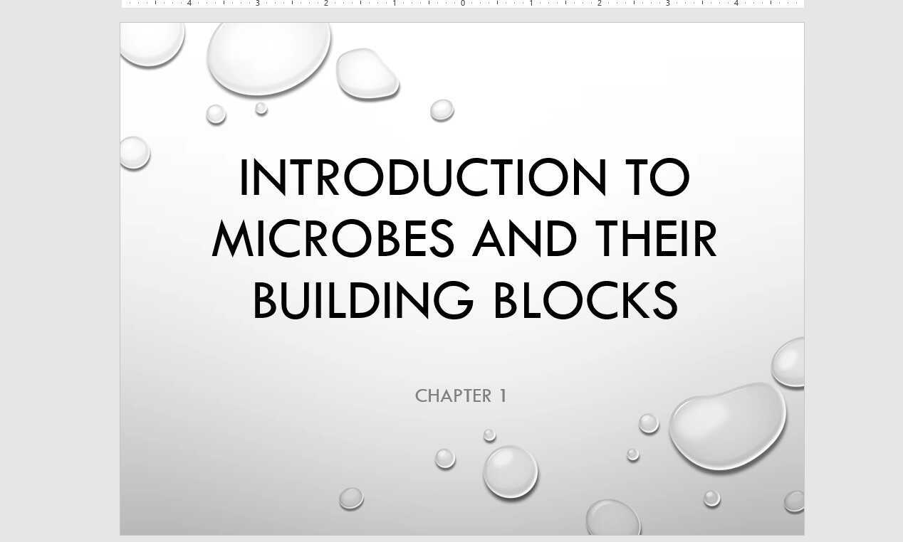Microbiology Chapter 1 Video Lecture