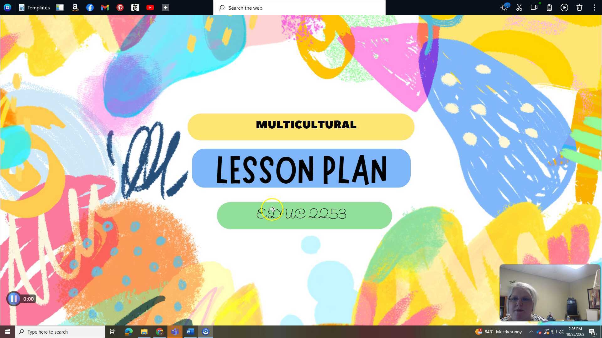 Multicultural Lesson Plan
