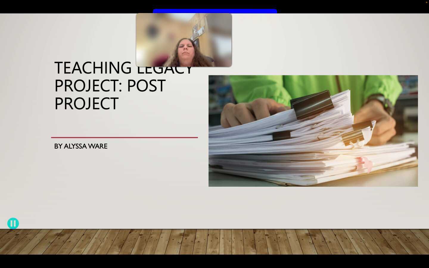 Teaching Legacy Prject