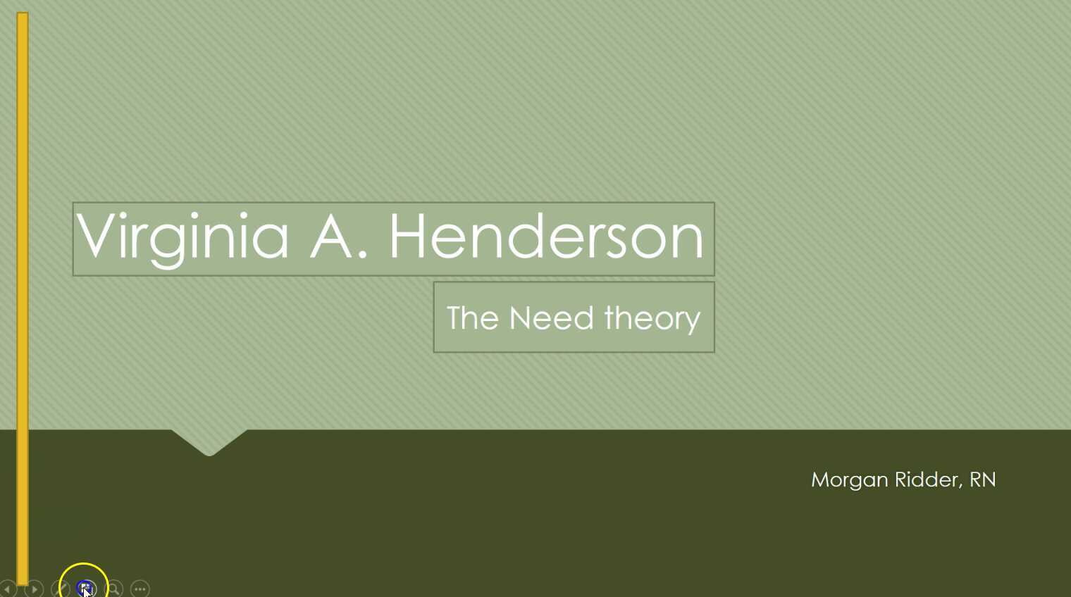The Need Theory
