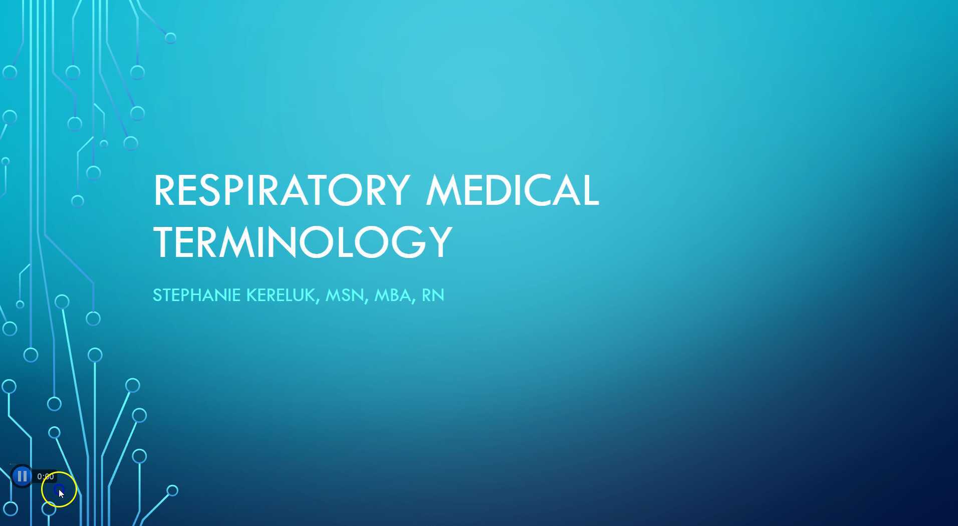 Respiratory Med Term