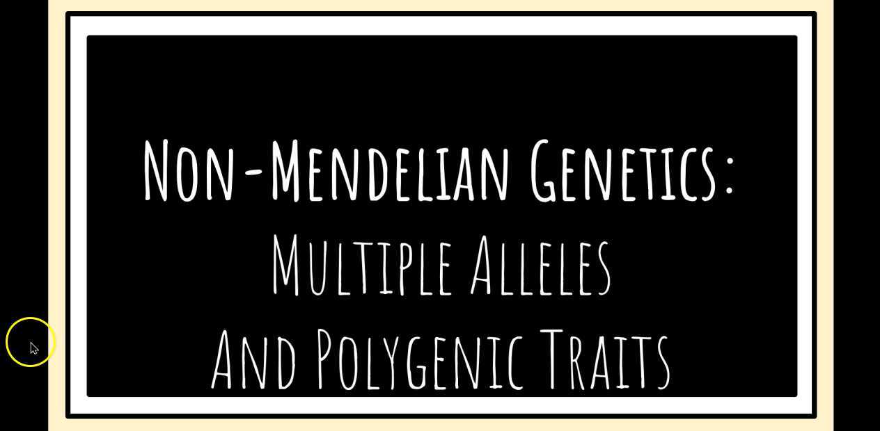 Multiple Alleles and Polygenic Traits