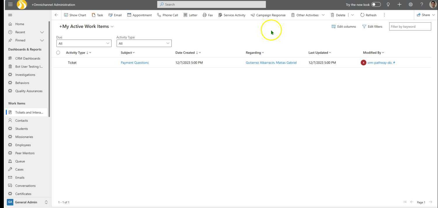 How To Close a Ticket.