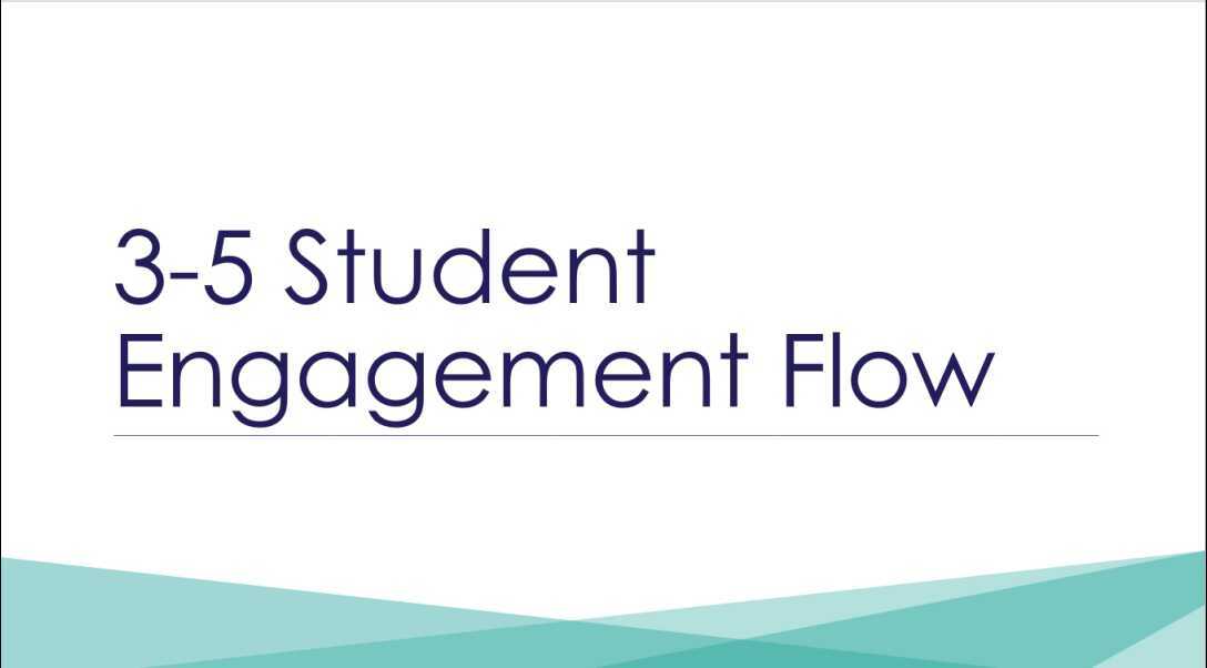 3-5 Engagement Flow