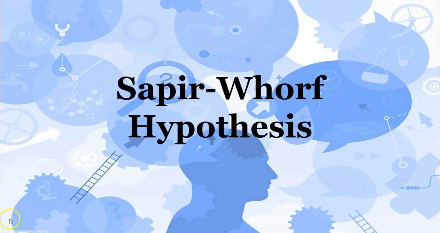 Sapir-Whorf Hypothesis