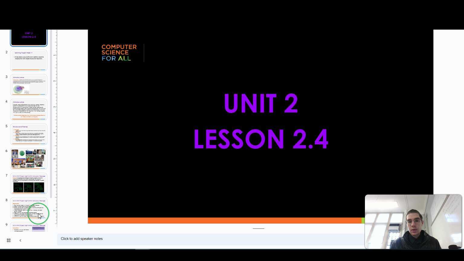 Lesson Video U2 2.4 Mini Project: Light Switch Advocacy Message