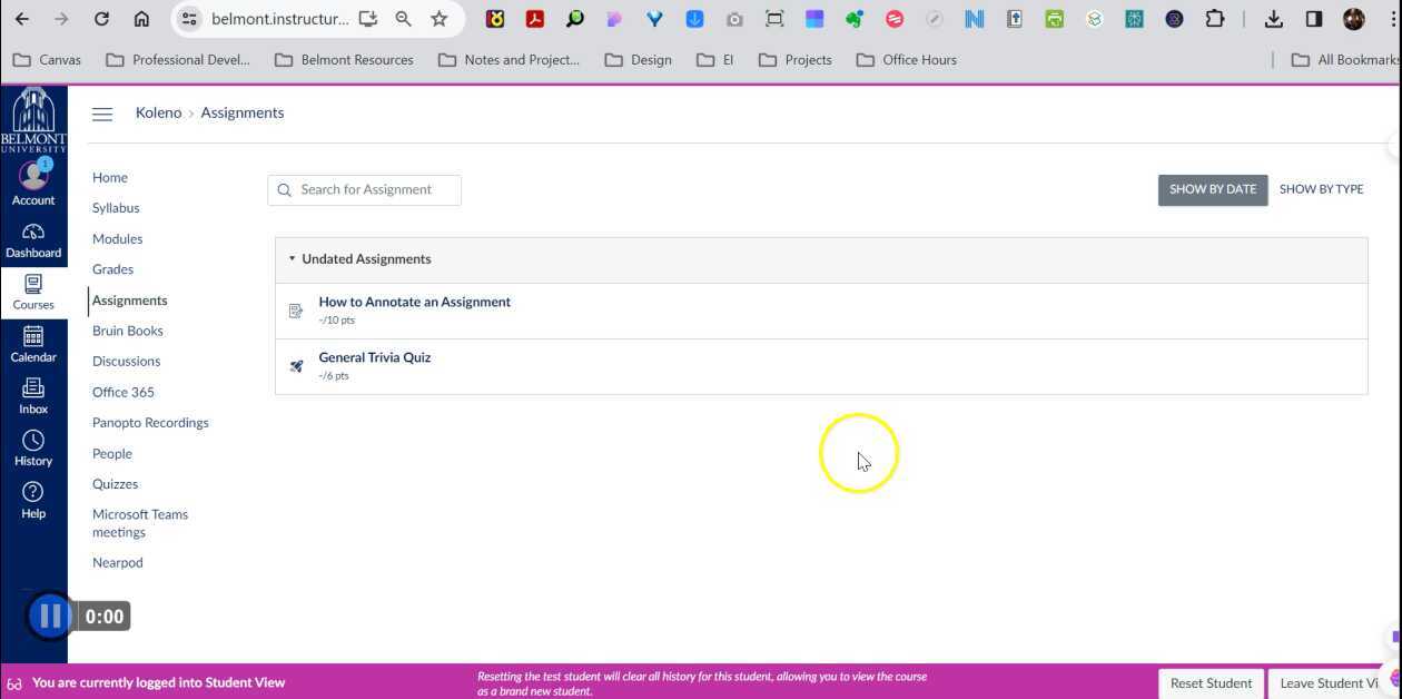 How to Annotate an Assignment