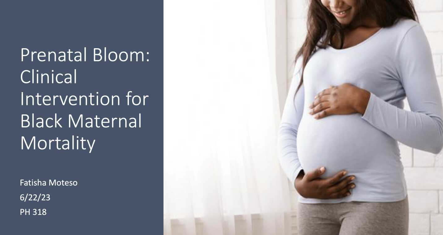 Prenatal Bloom: Clinical Intervention