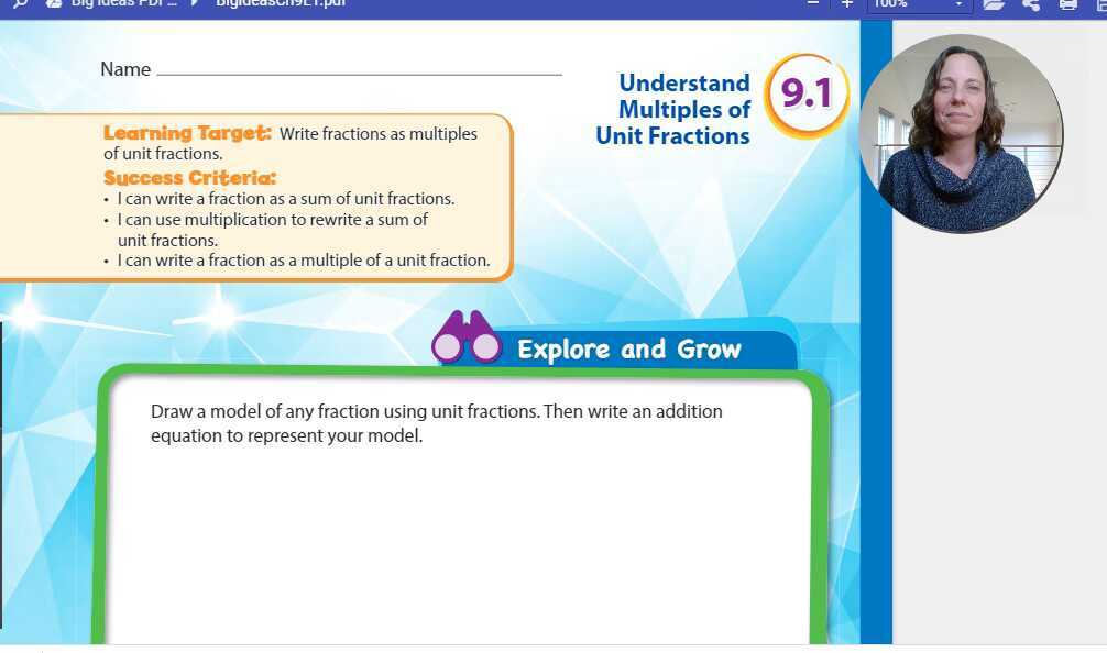 Big Ideas Math: Chapter 9, Lesson 1