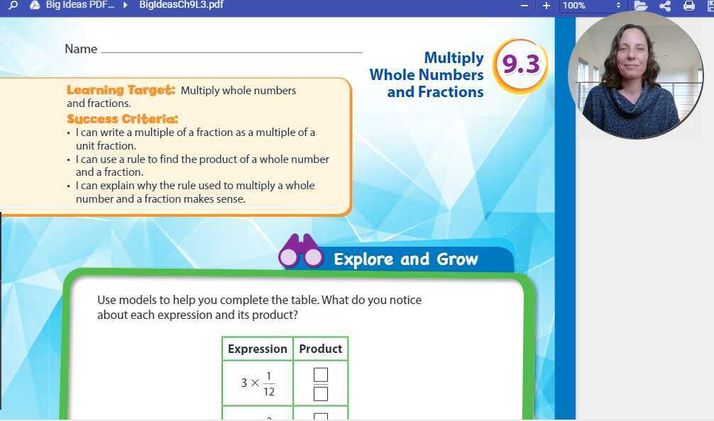 Big Ideas Math: Chapter 9, Lesson 3