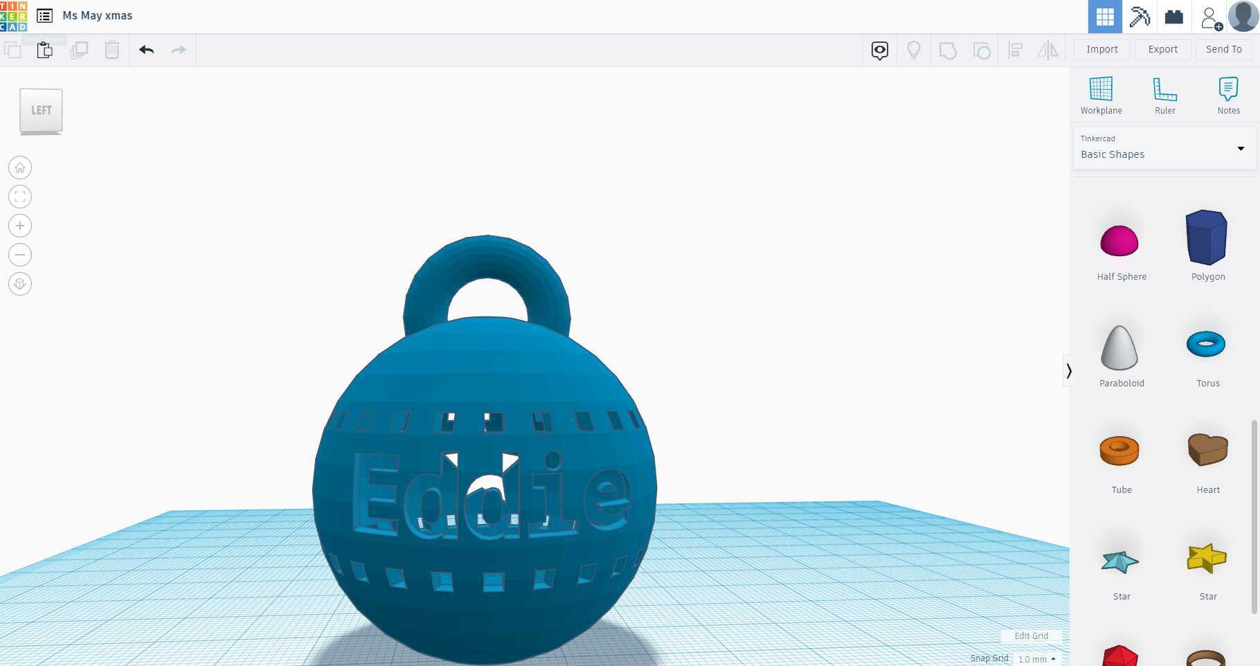 Tinkercad Spherical Project Tutorial