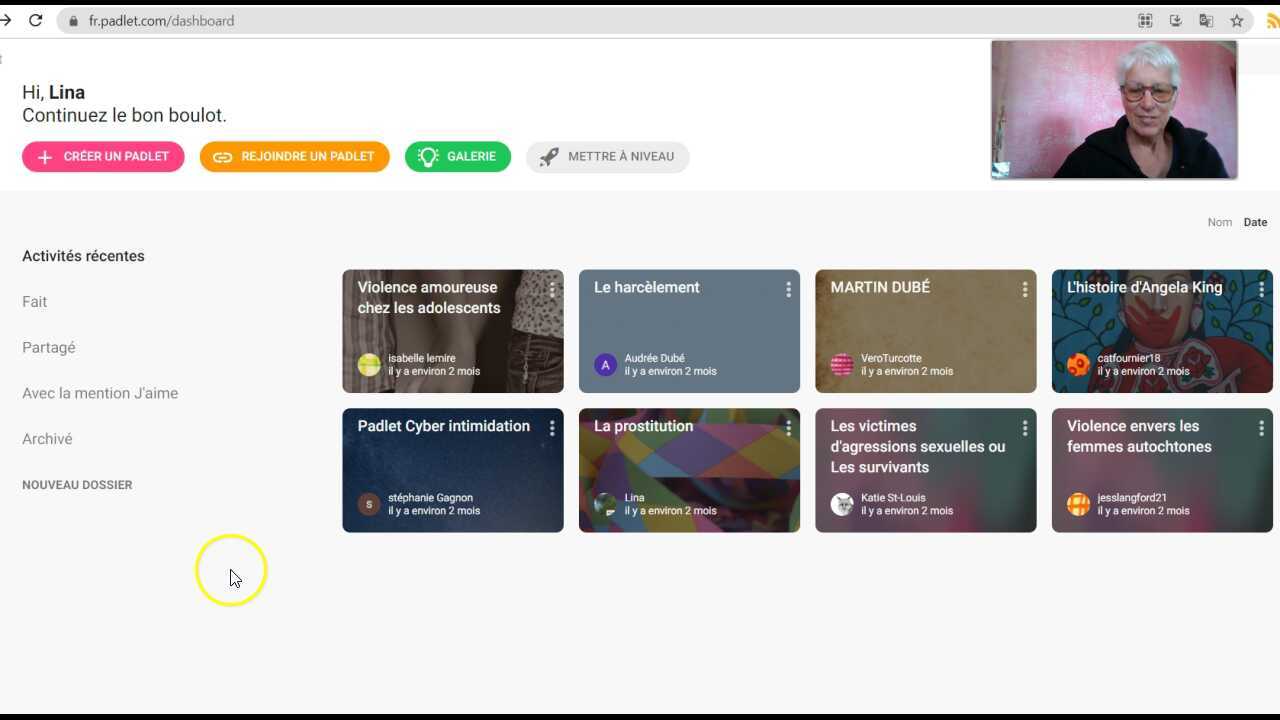 tutoriel Padlet