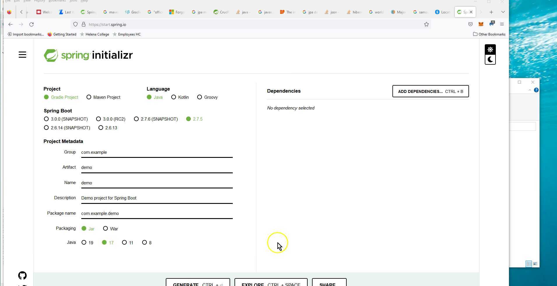 Spring JPA MVC Project Setup