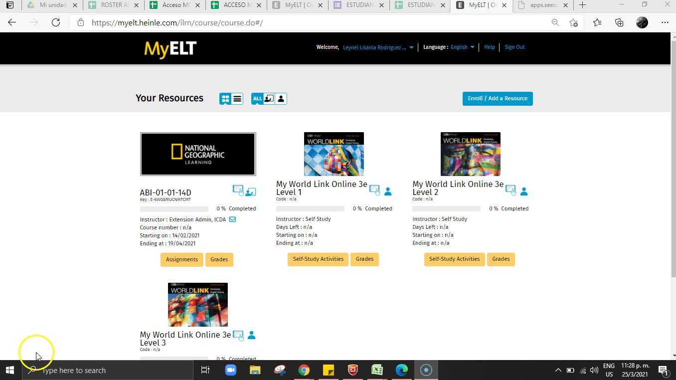 MyELT: ENTER CONTENT ACCESS CODE (SOLUTION)