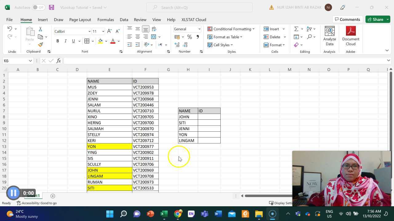 Tips Excel (Cara Pantas Mengekstrak Data dari Satu Jadual (Table) ke Satu Jadual (Table) Yang ...