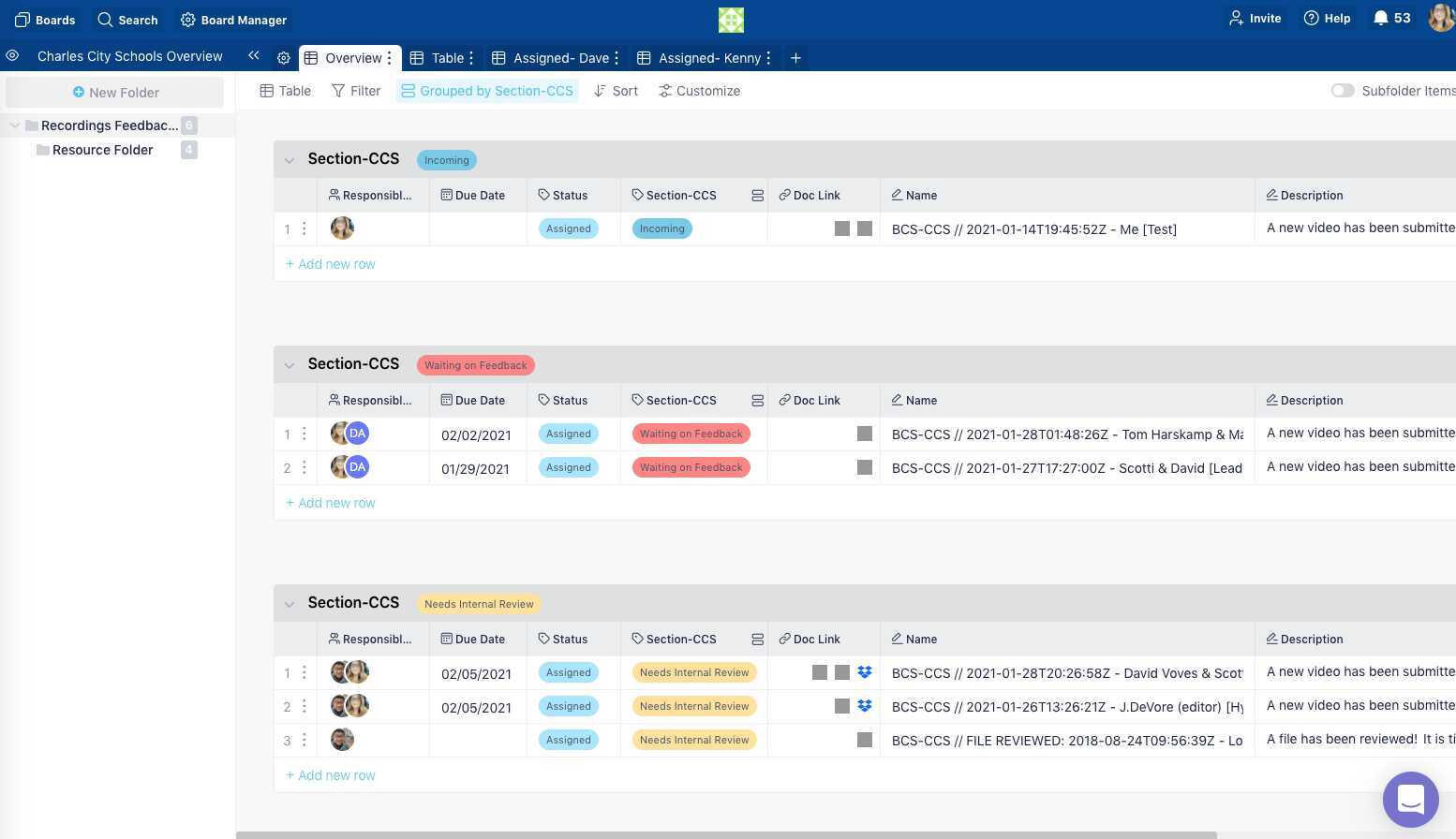 CCS // SOP for CCS Client Feedback Loop
