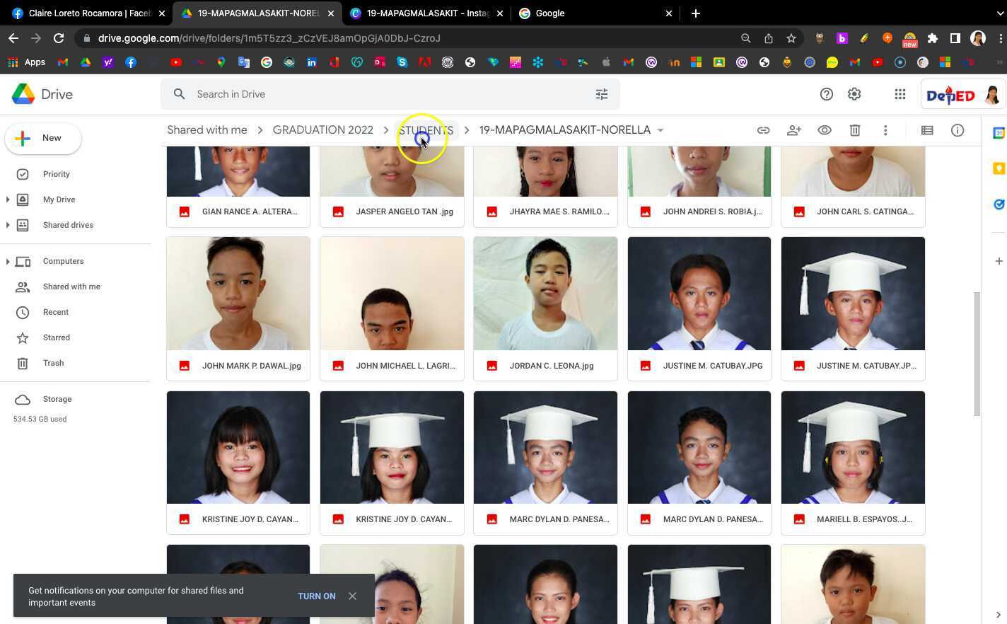 STEP 2 GRADUATION EDITING