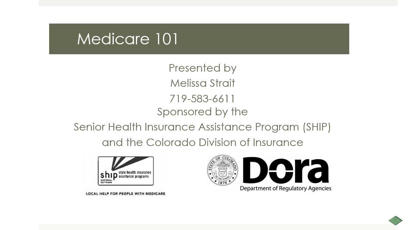 Medicare 101 Lesson 3