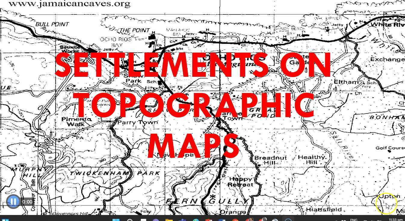 Settlements on Topographic Maps