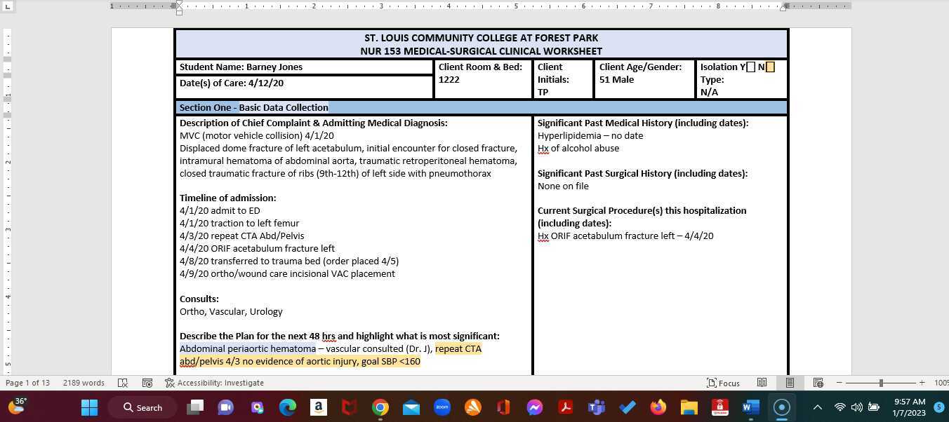 Clinical Paperwork Tutorial