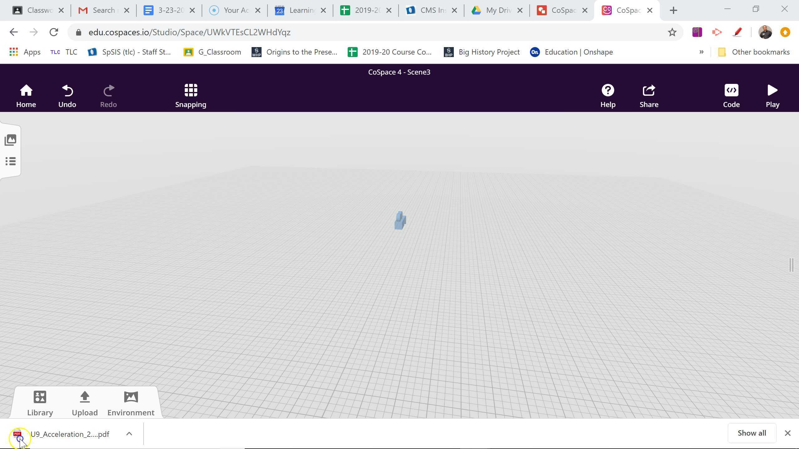 CoSpaces Basics of Building
