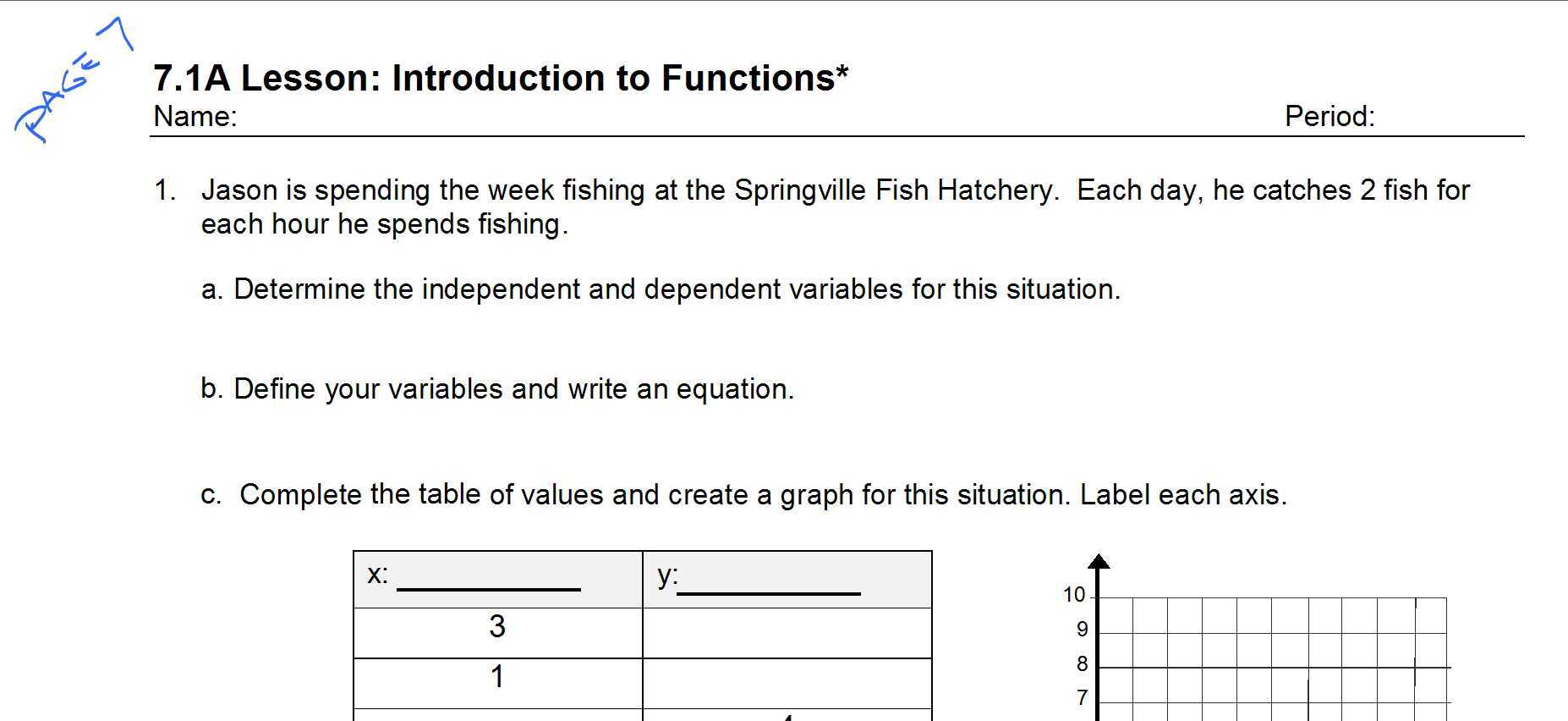 Math B Lesson 7.1A part 1