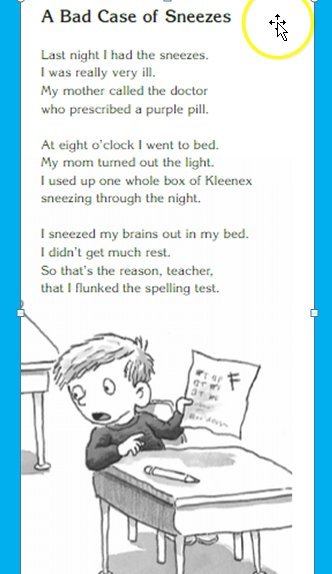 Poetry- A Bade Case of Sneezes