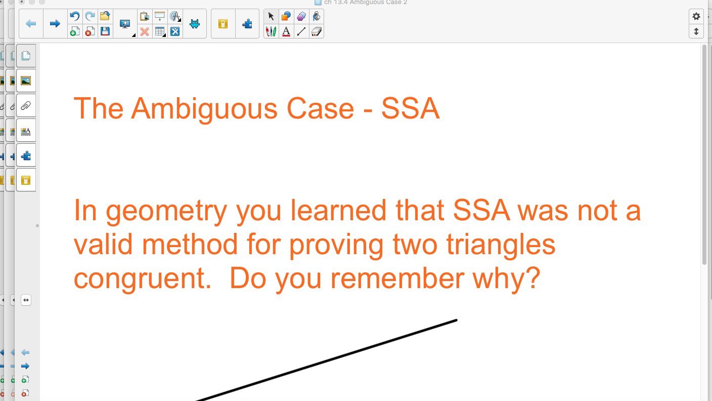 Unit 1D Ambiguous Case