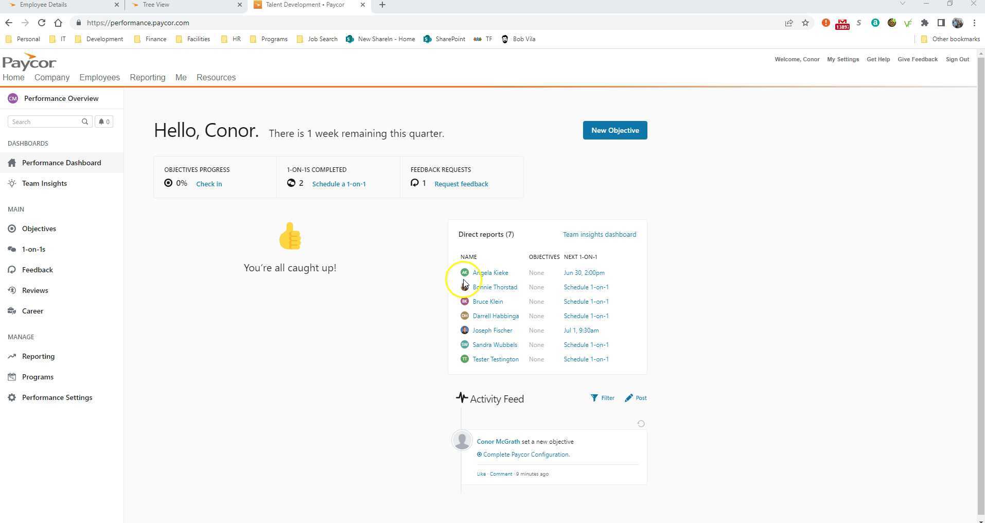Paycor Training - Setting Objectives