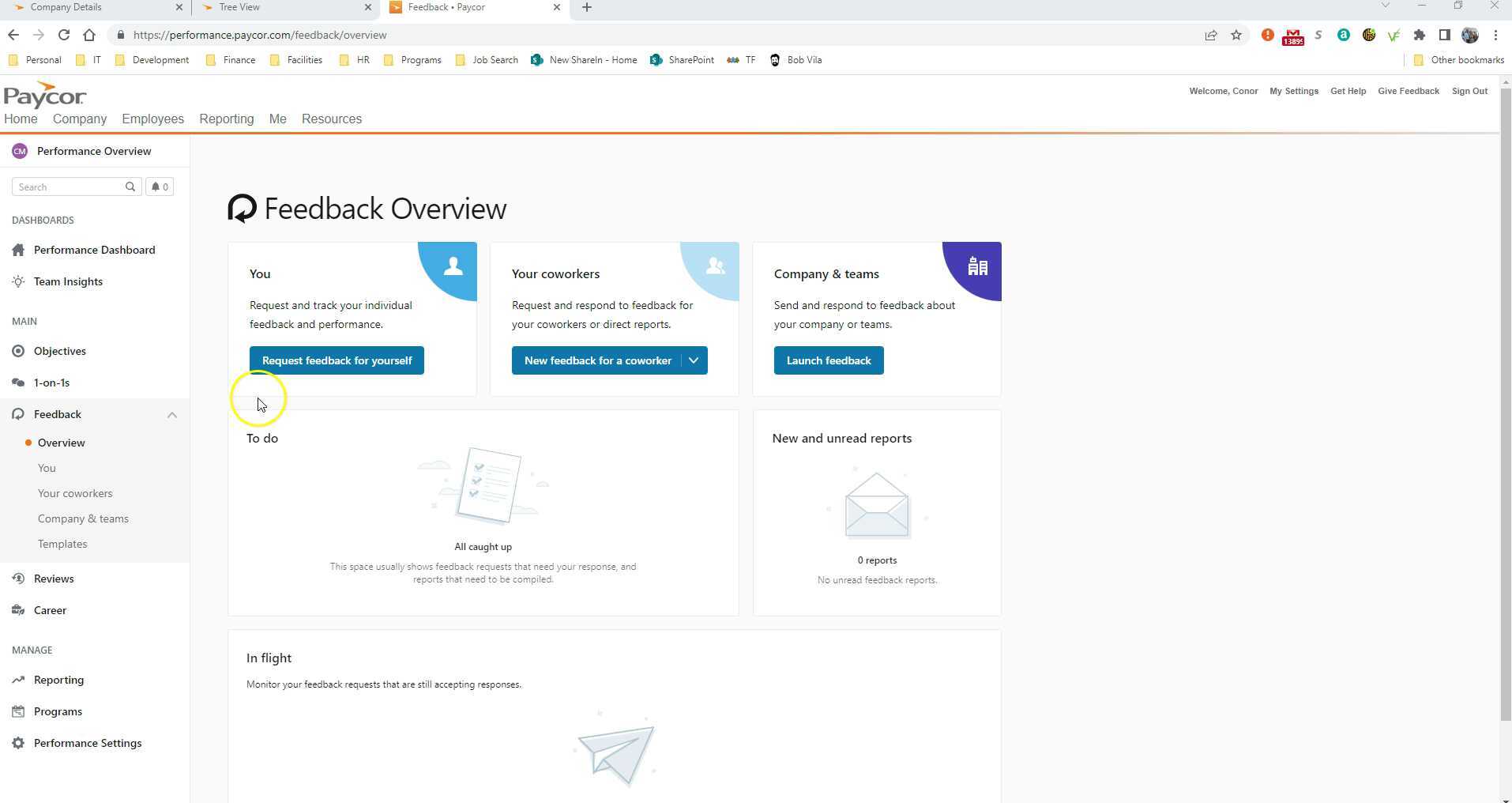 Paycor Training - Feedback