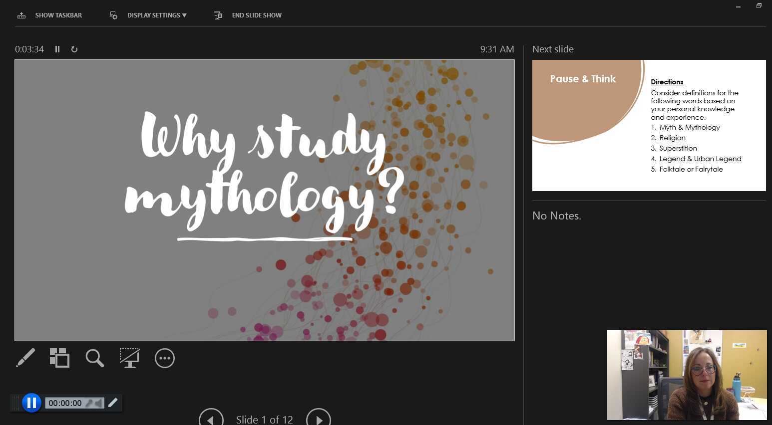 Week 2 Why study mythology?