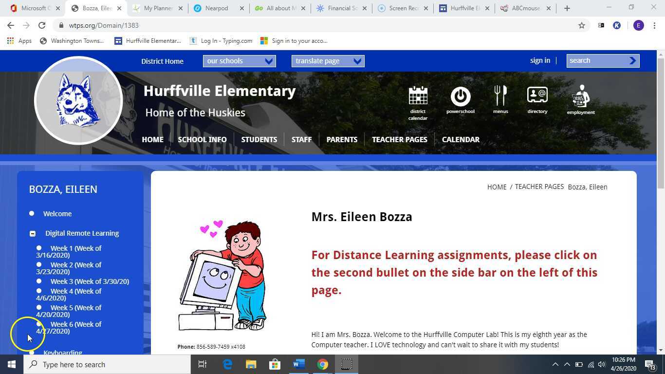 Week 6 Remote Learning