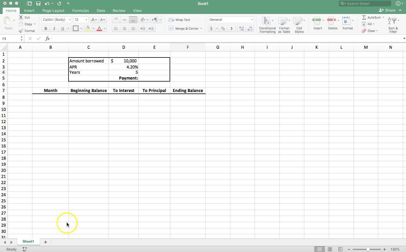 Building An Basic Amortization Schedule building-an-basic-amortization-schedule