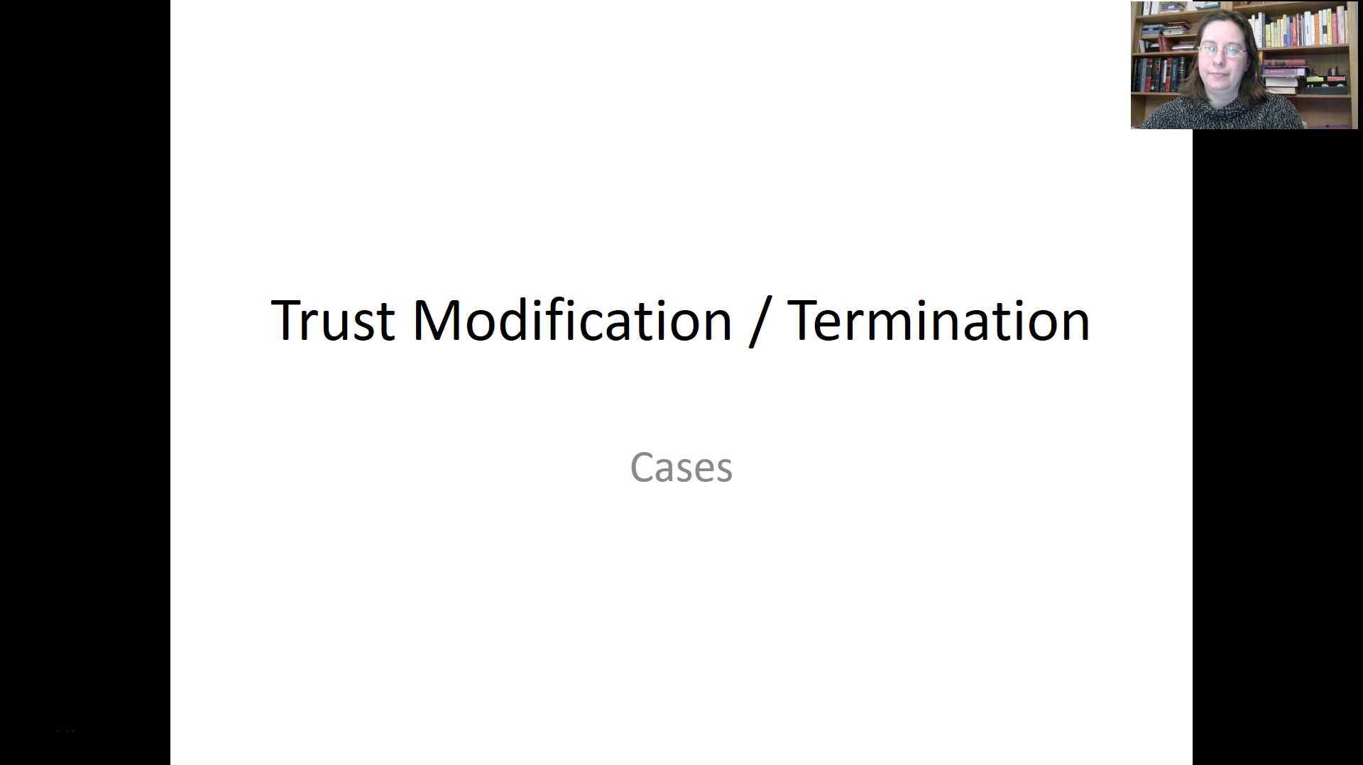 U Trust Modification Cases