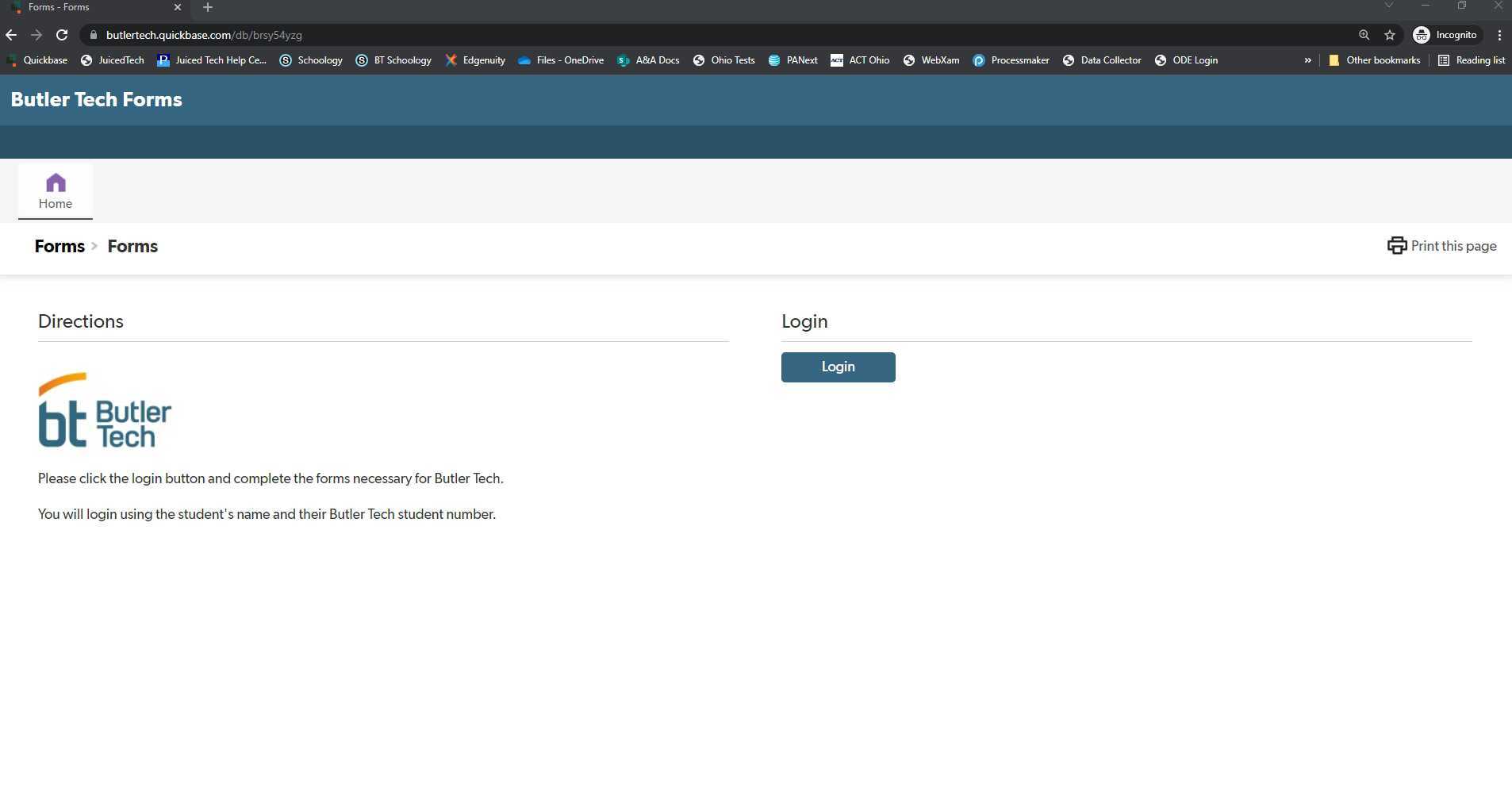 Butler Tech Screencasts
