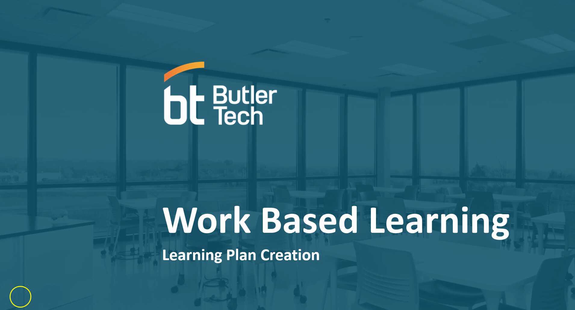 WBL Student Learning Plan Creation